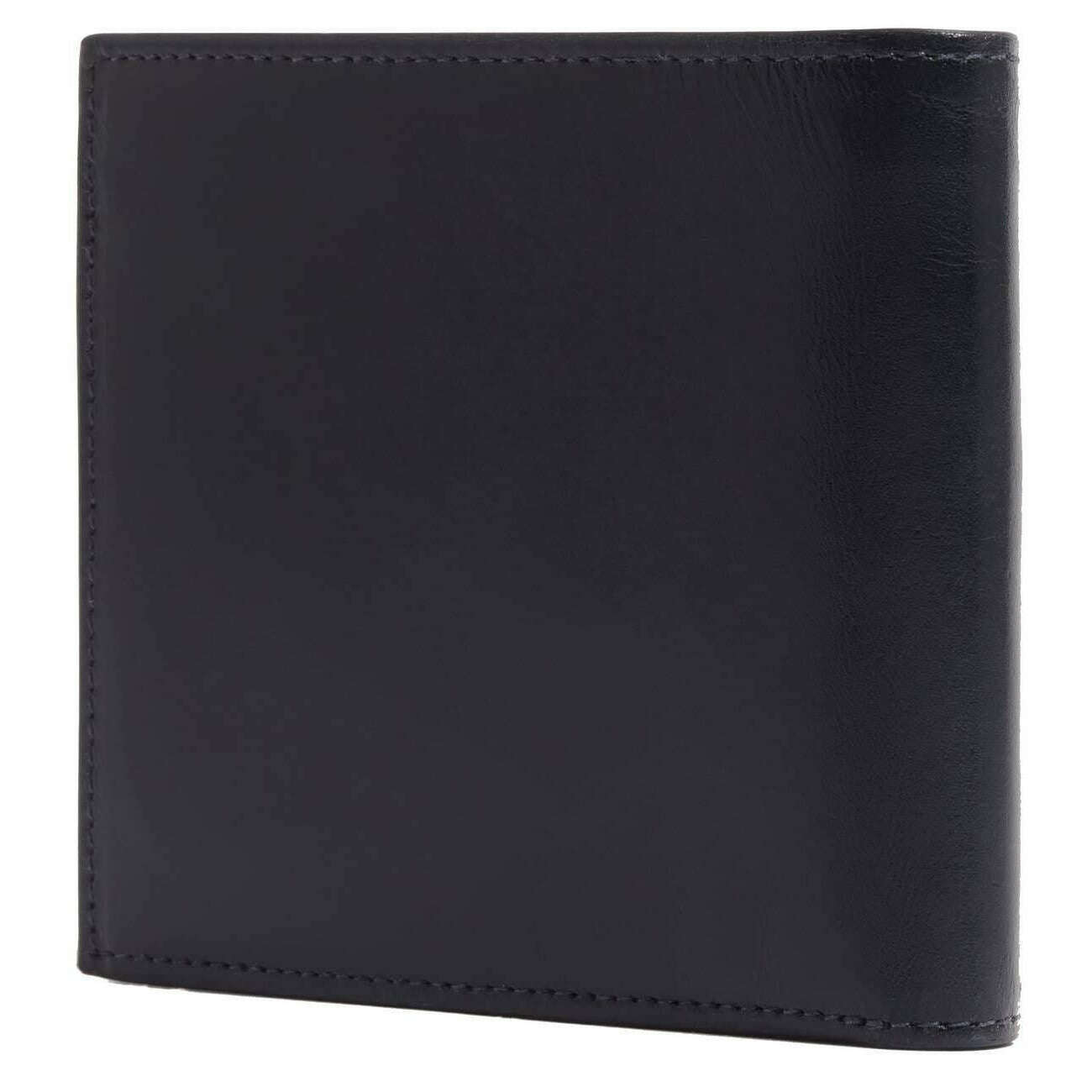 Ted Baker Navy Prugs Metal Corner Bifold Wallet | Grahams of Bath